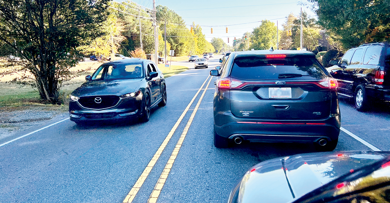 W. Catawba Phase Two widening will eliminate most left turns ...