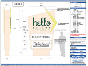 Hello sign. Planning Board asks for smaller signage | Cornelius Today