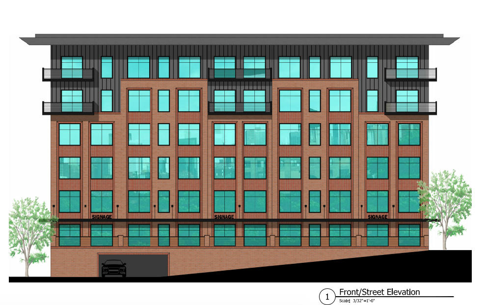 Mixed-use building planned for vacant property on Bethel near Jetton ...