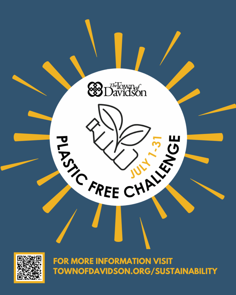 Davidson is in the plastic-free challenge in July | Cornelius Today